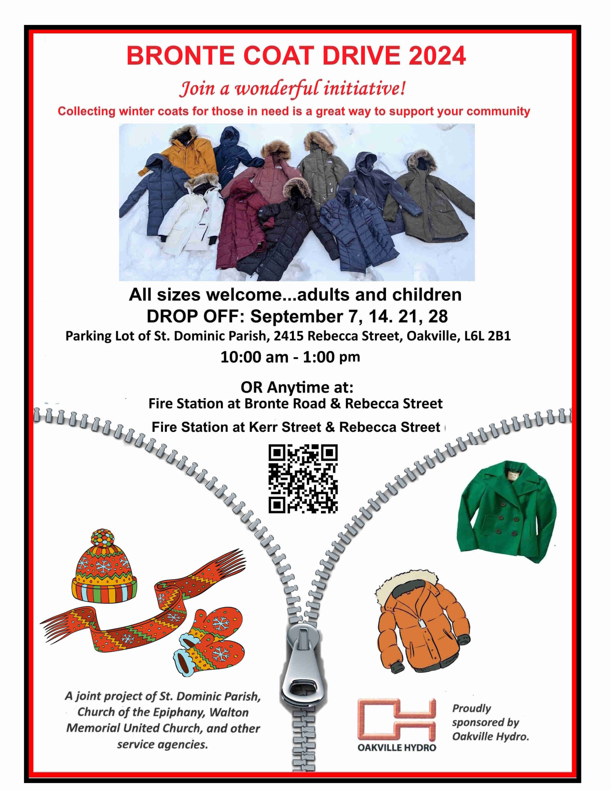 Bronte Winter Coat Drive » Saint Dominic Parish, Oakville